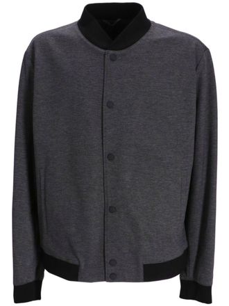 BOSS veste bomber à design chiné - Gris