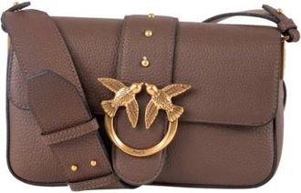 Pinko Pinko, Femme, Sacs, Brun, Taille: ONE Size Sac bandoulière