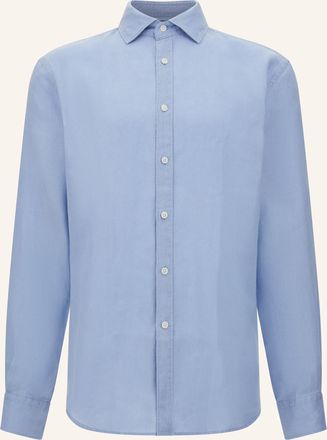 Boggi Milano Boggi Milano Leinenhemd Regular Fit blau