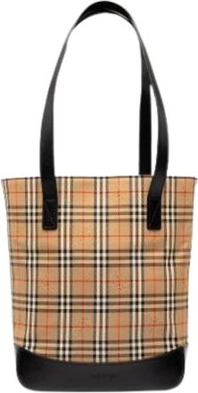 Burberry Pre-owned Vintage Canvas Tote - Femme - Pre-owned - Beige - Taille: ONE Size