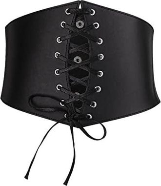 Valiclud Ceinture Corset Large à Lacets Ceinture Élastique Waspie Ajustable Pour Femmes Idéale Pour Robes Blouses Et Tenues De Soirée Jusqu
