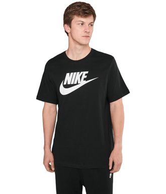 Nike Nike Mens M NSW Tee ICON Futura T-Shirt, Black/(White), 2XL-T