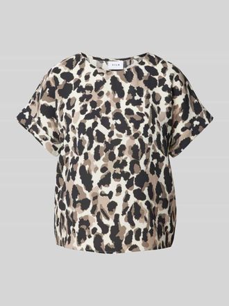 Vila Regular Fit Blusenshirt mit Rundhalsausschnitt Modell JOSA