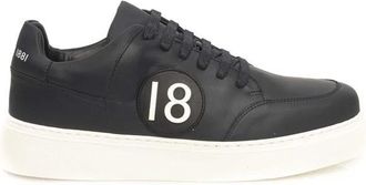 Cerruti Homme, Chaussures, Bleu, Taille: 41 EU Cowhide Baskets