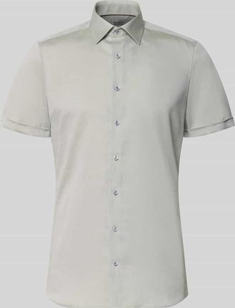 Olymp Level 5 Slim Fit Business-Hemd mit Kentkragen