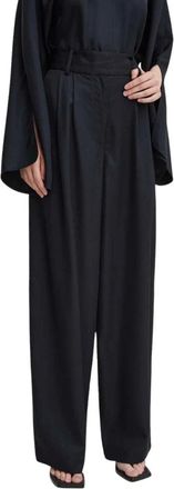 By Malene Birger Pantalon large - Femme - Pantalons - Noir - Taille: 36 FR
