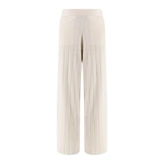 Max Mara Jardin Hose - - Trousers - Damen - Wei&szlig; - M