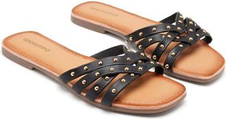 Gioseppo Damen Hopedale Flache Sandale, Schwarz, 38 EU