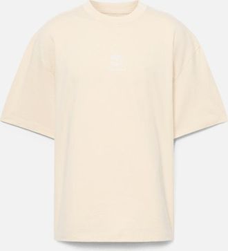 Timberland Hampton T-Shirt mit farblich abgestimmtem Stack-Logo f&uuml;r Herren in Beige, Herren, Beige, Gr&ouml;&szlig;e