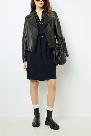 Gerard Darel Robe courte &agrave; volants - SIENNA - Marine