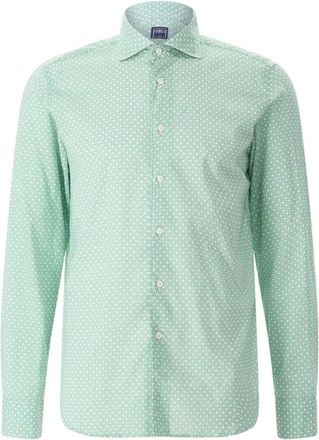Fedeli Homme, Chemises, Vert, Taille: 3XL Chemise &agrave; manches longues Sean
