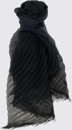 Issey Miyake &Eacute;charpe rectangulaire en tissu technique pliss&eacute; &agrave; ourlet frang&eacute;