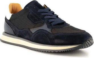 Rosso E Nero Herren Schuhe blau Veloursleder