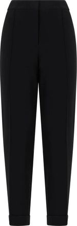 Moschino Femme, Pantalons, Noir, Taille: 42 FR Pantalon &Eacute;l&eacute;gant Taille Haute