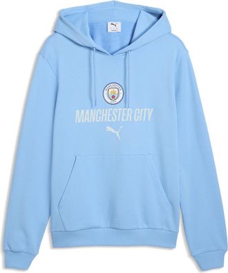 Puma Hoodie ftblCulture Manchester City Homme, Accessoires, Bleu, 3XL