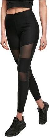 Urban Classics Femme Côtelé en Maille pour Leggings, Noir, XS EU