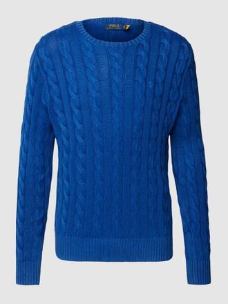 Polo Ralph Lauren Strickpullover aus Baumwolle mit Zopfmuster