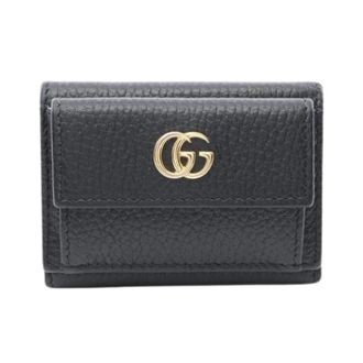 Gucci Portefeuille Tri-fold Pre-owned - Femme - Pre-owned - Noir - Taille: ONE Size