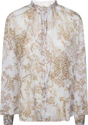 Forte_Forte Femme, Blouses et Chemises, Multicolore, Taille: 38 FR Camicia Voile