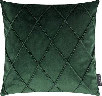 Magma Heimtex Samt-Kissenhülle Nobless 2er-Set wunderbar weich und atmungsaktiv. Made in Germany! (ca. 40 x 40 cm, Grün)