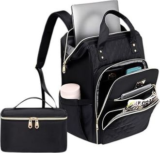 Generic Sac à dos à déjeuner pour ordinateur portable avec compartiment isotherme, sac décole pour bureau, randonnée, voyage, camping, vacances, sorties quoti