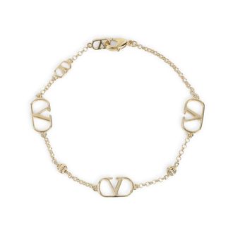 Valentino Garavani Femme, Accessoires, Jaune, Taille: M VLogo Signature Bracelet