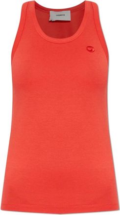 Coperni Femme, Tops, Rouge, Taille: 42 FR D&eacute;bardeur &agrave; Logo Brod&eacute;