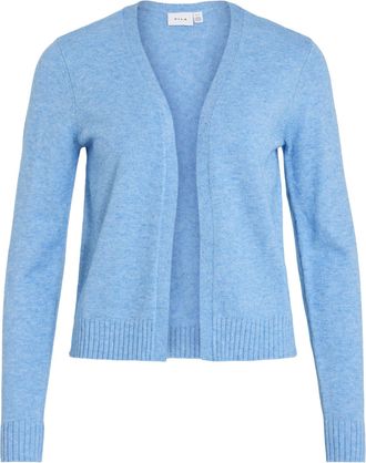 Vila Damen Viril Short L/S Knit Cardigan-noos Strickjacke, Blissful Blue,XS