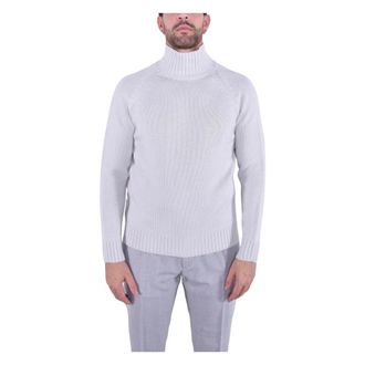 Eleventy Minimalistischer Wollrollkragenpullover - - Knitwear - Herren - Wei&szlig; - S