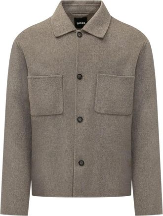 HUGO BOSS C-Carper Overshirt - - Jackets - Herren - Braun - L