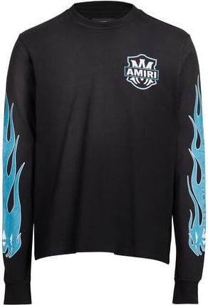Amiri T-shirt imprim&eacute; &agrave; manches longues en coton