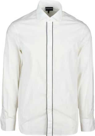 Emporio Armani Homme, Chemises, Blanc, Taille: XL Formal Shirt