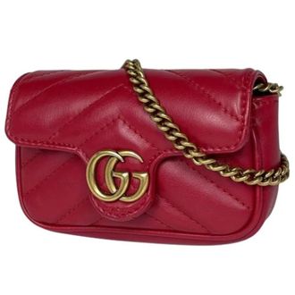 Gucci Pre-owned Mini Pouch - - Pre-owned - Damen - Rot - ONE SIZE