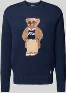 Polo Ralph Lauren Strickpullover aus Leinen-Baumwoll-Mix mit Kaschmir-Anteil