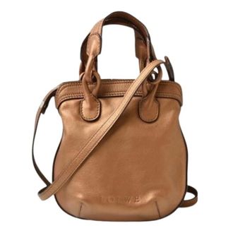 Loewe Sac bandouli&egrave;re mini Pre-owned - Femme - Pre-owned - Brun - Taille: ONE Size