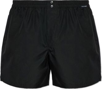 Dolce & Gabbana Homme, Sous-v&ecirc;tements, Noir, Taille: 2XL Boxer boutonn&eacute;