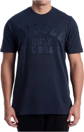 Diesel Homme, Tops, Bleu, Taille: 2XL T-Chemises