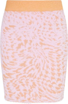 Mymo Strickrock Damen rosa-orange