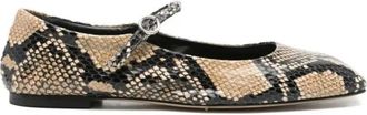 Aeyde Femme, Chaussures, Multicolore, Taille: 40 EU Uma Snake