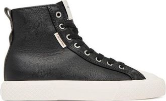 Calvin Klein Sneakers aus Stoff Vulc Lace Up Hightop Lth HW0HW03076 Schwarz