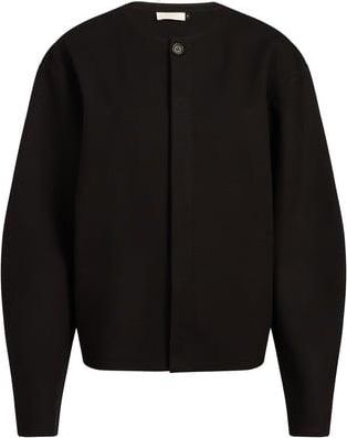Amomento Cardigan uni &agrave; col rond