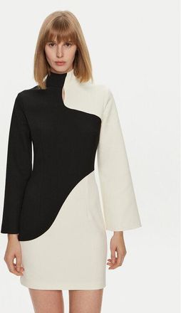 Simona Corsellini Coctailkleid A24CPAB016 Schwarz Relaxed Fit