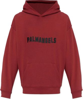Palm Angels SweaT-shirt &agrave; capuche - Homme - Sweatshirts et sweats &agrave; capuche - Rouge - Taille: M