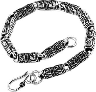 Generic MOCHAMIK Schmuck Echtes 925er Silber Herrenarmband 5 mm Kette rundes Silberarmband f&uuml;r M&auml;nner S925 Silberschmuck Geschenk 5 mm 19 cm Armb&auml;nder (Farbe: