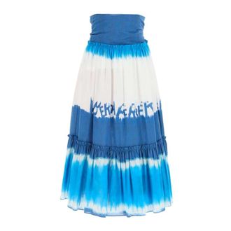 Alberta Ferretti Tie Dye Midi Rock - - Skirts - Damen - Mehrfarbig - L
