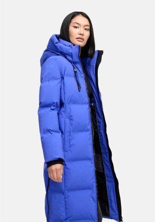 Marikoo Winterjacke Tikoraa mit extra langem Schnitt und hohem Kragen
