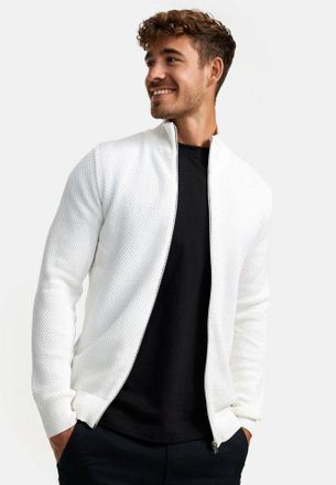 Kronstadt Strickjacke Herren KSErik Herrenstrickjacke Feinstrickjacke mit Stehkragen