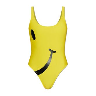 Moschino Smiley Lycra Badeanzug - - Swimwear - Damen - Gelb - S