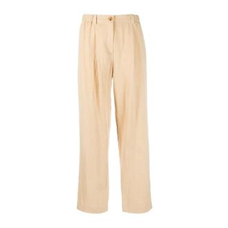Kenzo Elastische Bundfaltenhose - - Trousers - Damen - Beige - M