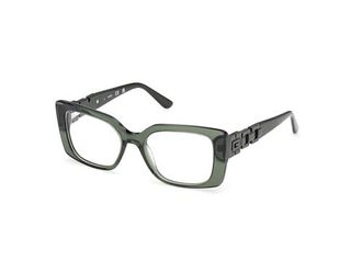 Guess Gu50322 Gafas, 096 Verde Oscuro Brillante, 51/17/140 Mujer